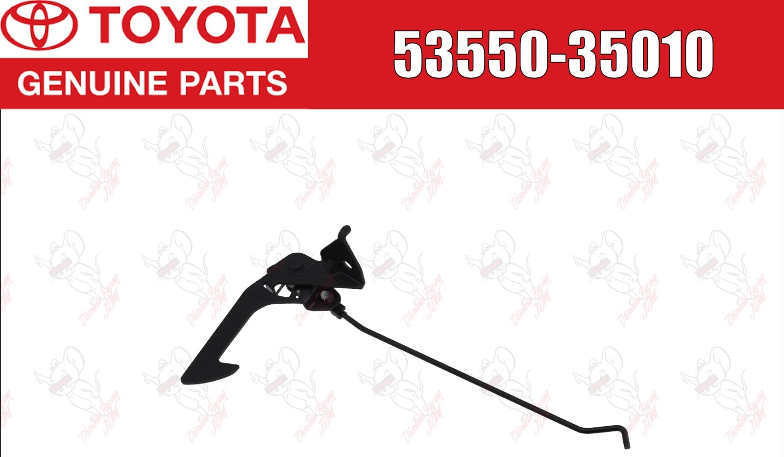 Toyota Genuine HOOK ASSY, HOOD AUXILIARY CATCH For 4Runner Hilux Surf ...