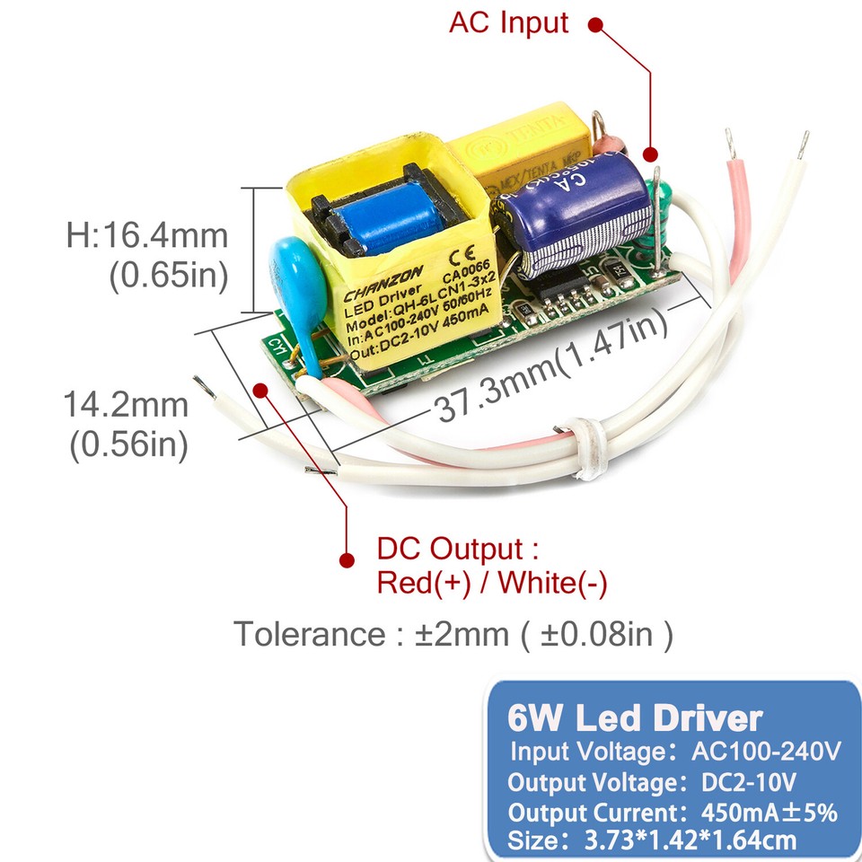 300Ma 450Ma 600Ma 900Ma 1500Ma Constant Current High Power Supply Cob ...