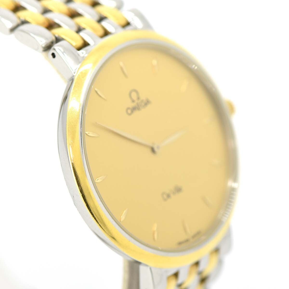 OMEGA De Ville Yellow Gold Swiss Made Quartz 395.2378 Ladies Watch | eBay