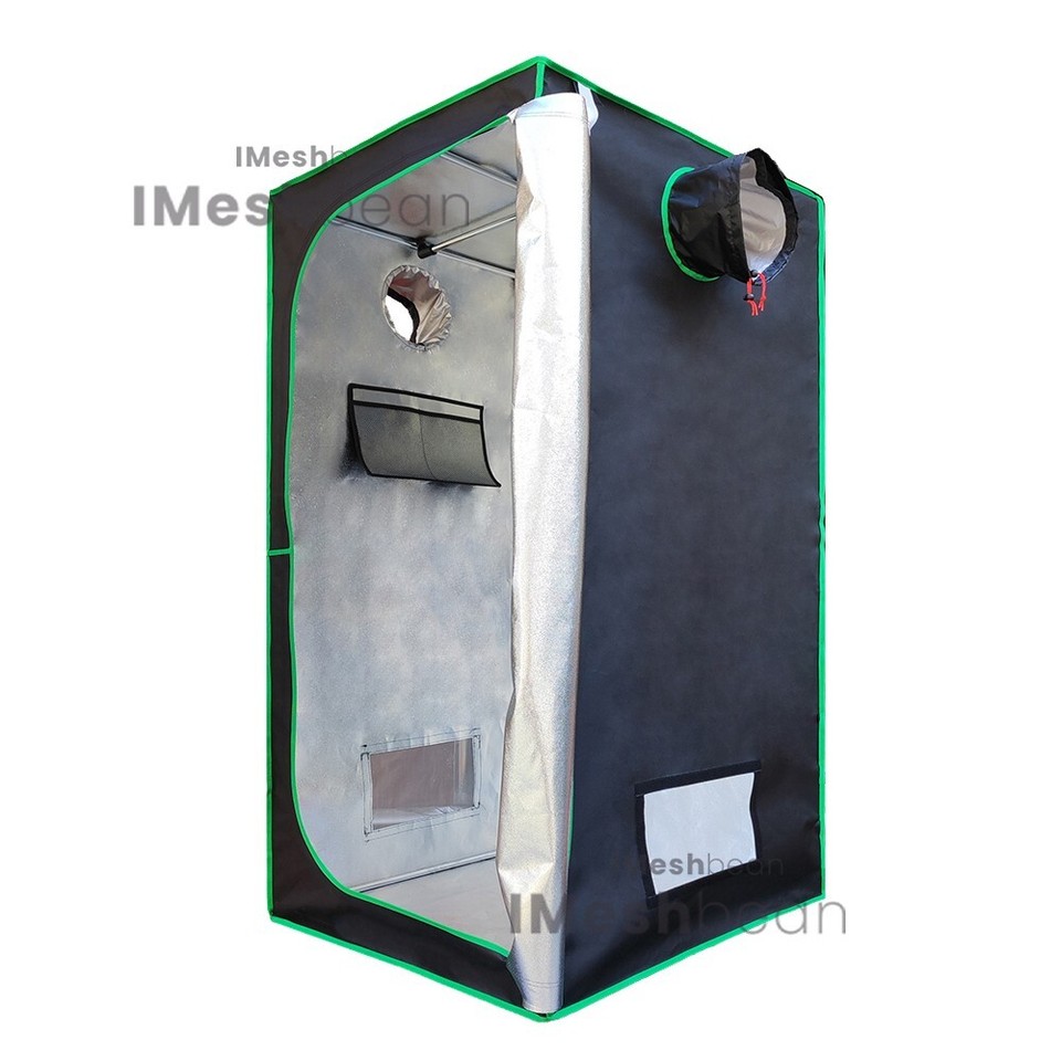 2x2 Complete Grow Tent Kit w/Full Spectrum Grow Light Air Ventilation ...