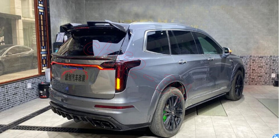 Fit For Cadillac XT6 2020-2022 Dry Carbon Rear Tail Trunk Spoiler Wing ...