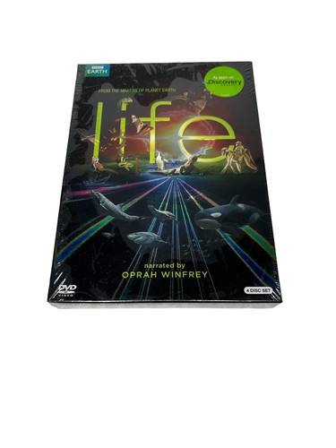 NEW SEALED DVD BBC EARTH - LIFE - 4 DISC BOX SET - NARRATED BY OPRAH ...