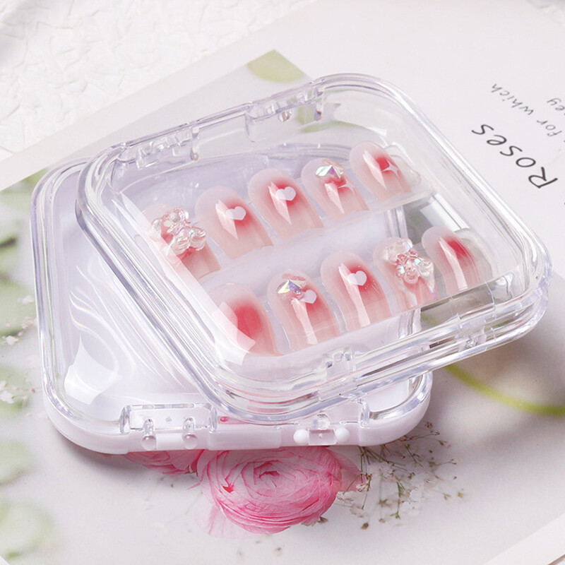 Empty Nail Art False Nail Tips Sorting Storage Jewelry Box Case ...