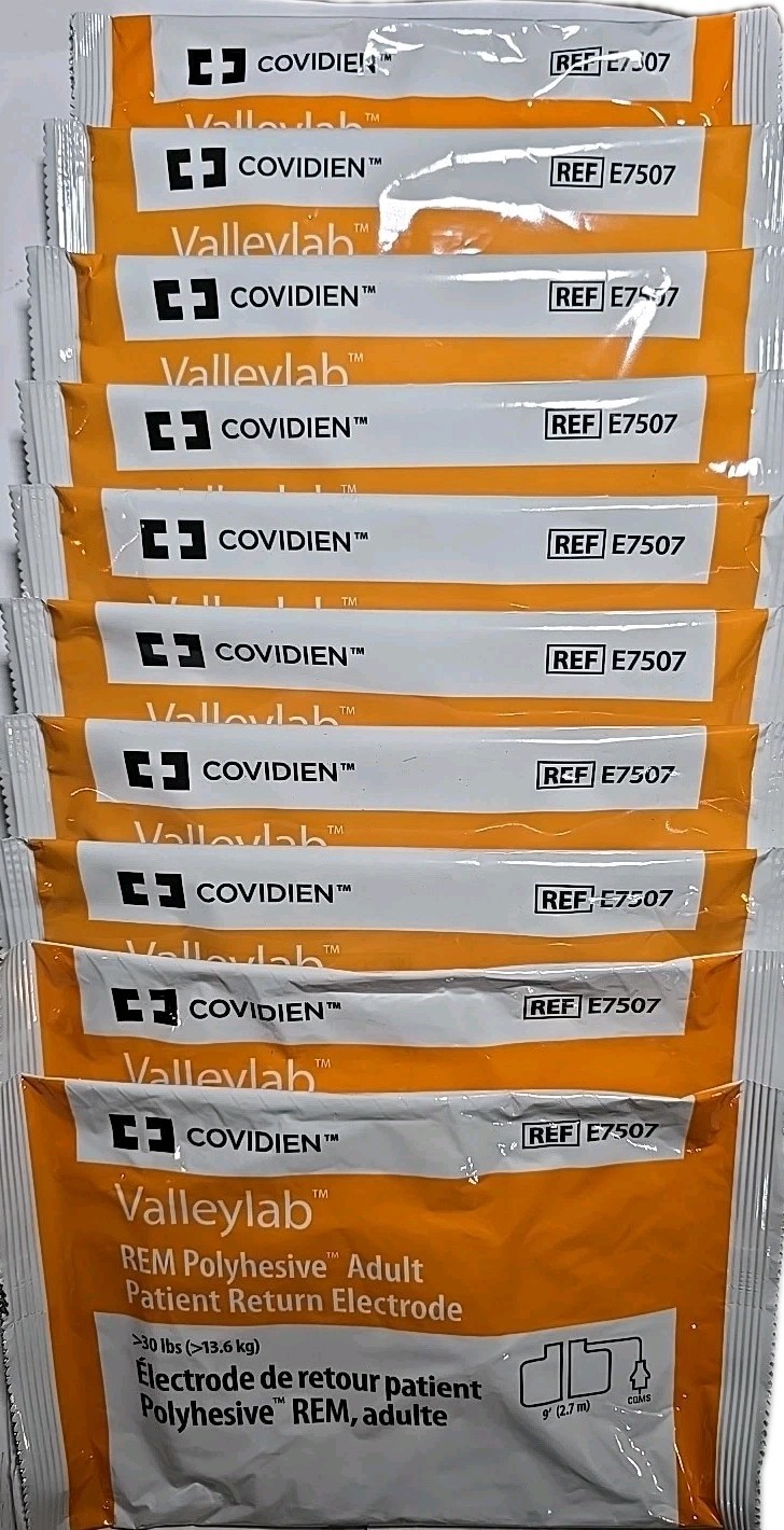 Covidien Patient Return Electrode E7507 Adult PAD Lot Of 10 | eBay
