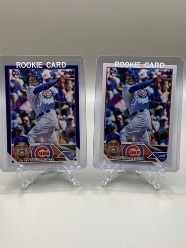 2023 Topps Series 1 Christopher Morel #308 (RC) 2 Card Lot Base And ...