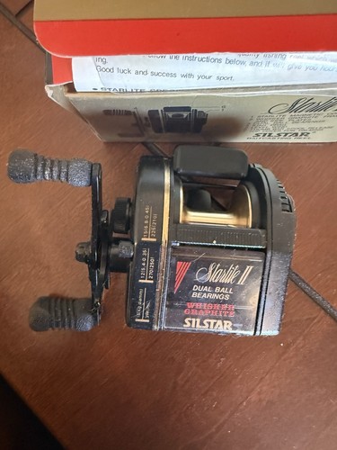 Vintage Silstar Starlite II Baitcasting Reel W/ Original Box | eBay