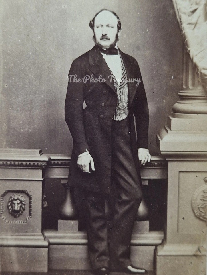 CDV PRINCE ALBERT ROYALTY PHOTO ANTIQUE BY MAYALL OF LONDON & BRIGHTON ...