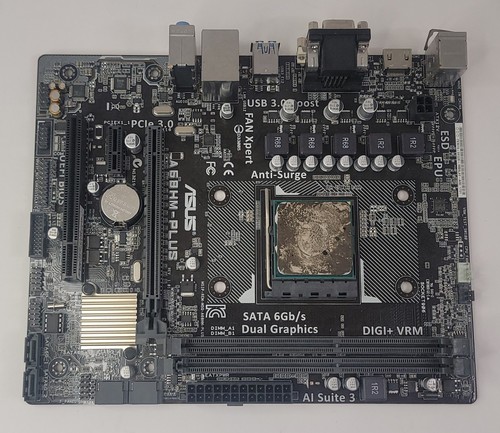ASUS A68HM-Plus Motherboard Untested With Unknown Cpu | eBay
