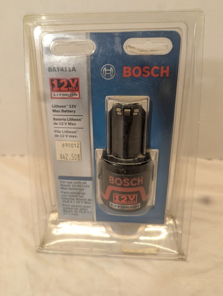 Bosch BAT411 10.8V/12v Max Lithium Ion Battery OEM Genuine Tested ...