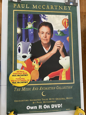 Paul McCartney Music and Animation collection video release poster | eBay