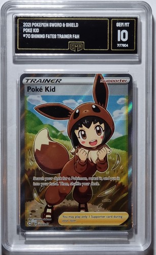2021 Pokemon Shining Fates Poké Kid Full Art Ultra Rare #70 English GMA ...