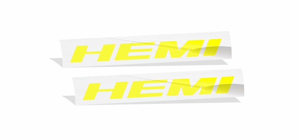 HEMI Fender Badge Overlay Decals (pair) - 2011-2019 Dodge Charger | eBay