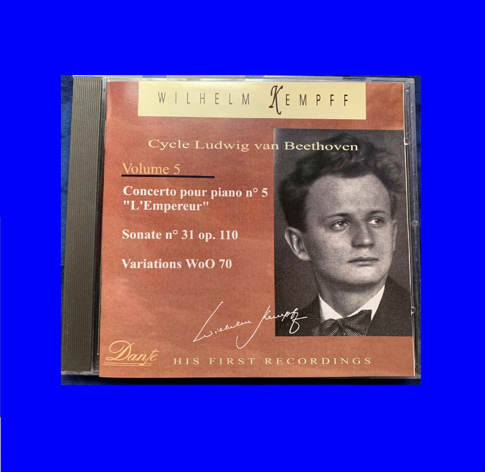 Wilhelm Kempff Dante HPC-047 Volume 5 Cycle Ludwig Van Beethoven CD | eBay