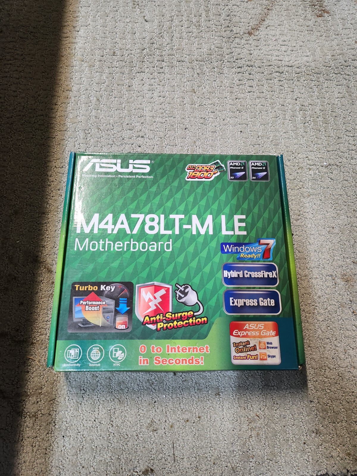 ASUSTeK COMPUTER M4A78LT-M LE, Socket AM3, AMD (90-MIBB90-G0EAY00Z ...