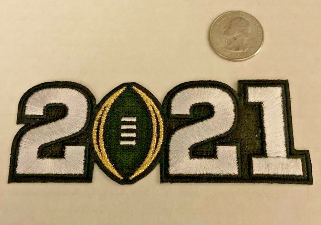 5" 2021 National Championship Patch Ohio State Vs. Alabama Very Nice ...
