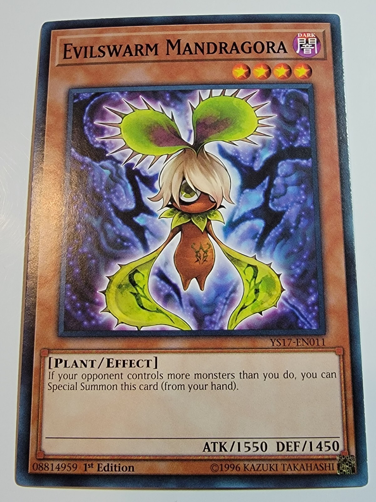 Evilswarm Mandragora - YS17-EN011 Common 1st Edition Yugioh | eBay
