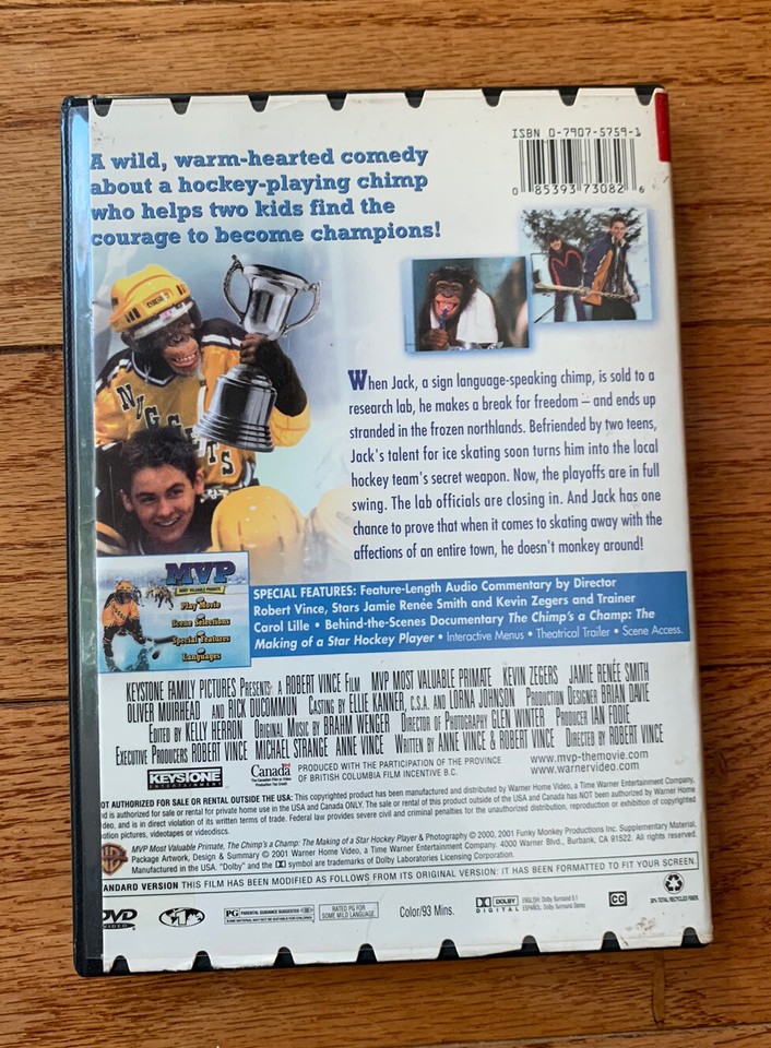 MVP : Most Valuable Primate - DVD 85393730826| eBay