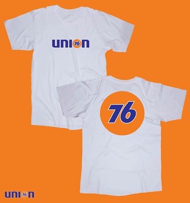 Union 76 logo white T-shirt Oil Gas station | eBay
