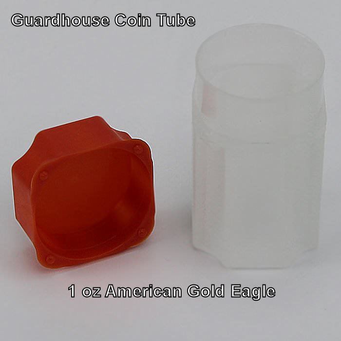 Square Coin Storage Tubes for 1oz American Gold Eagles by Guardhouse 5 ...
