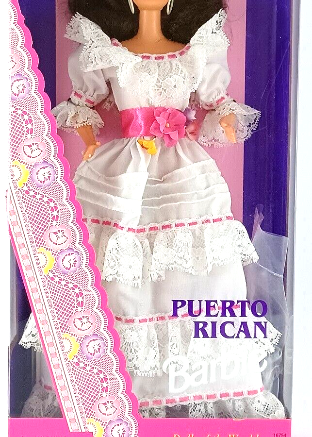 BARBIE Puerto Rican Barbie Doll 1996 Dolls Of The World NIB Mattel ...