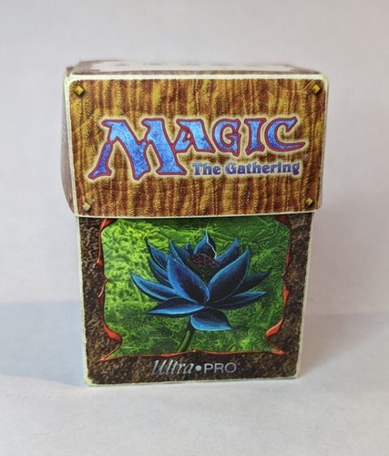 Rare Vintage Black Lotus Juzam Djinn Ultra Pro Deck Box 1997 Magic the ...