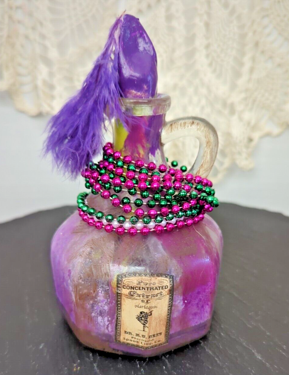 Halloween Decor, Witches Potion Bottle, Extract of Harlequin ...