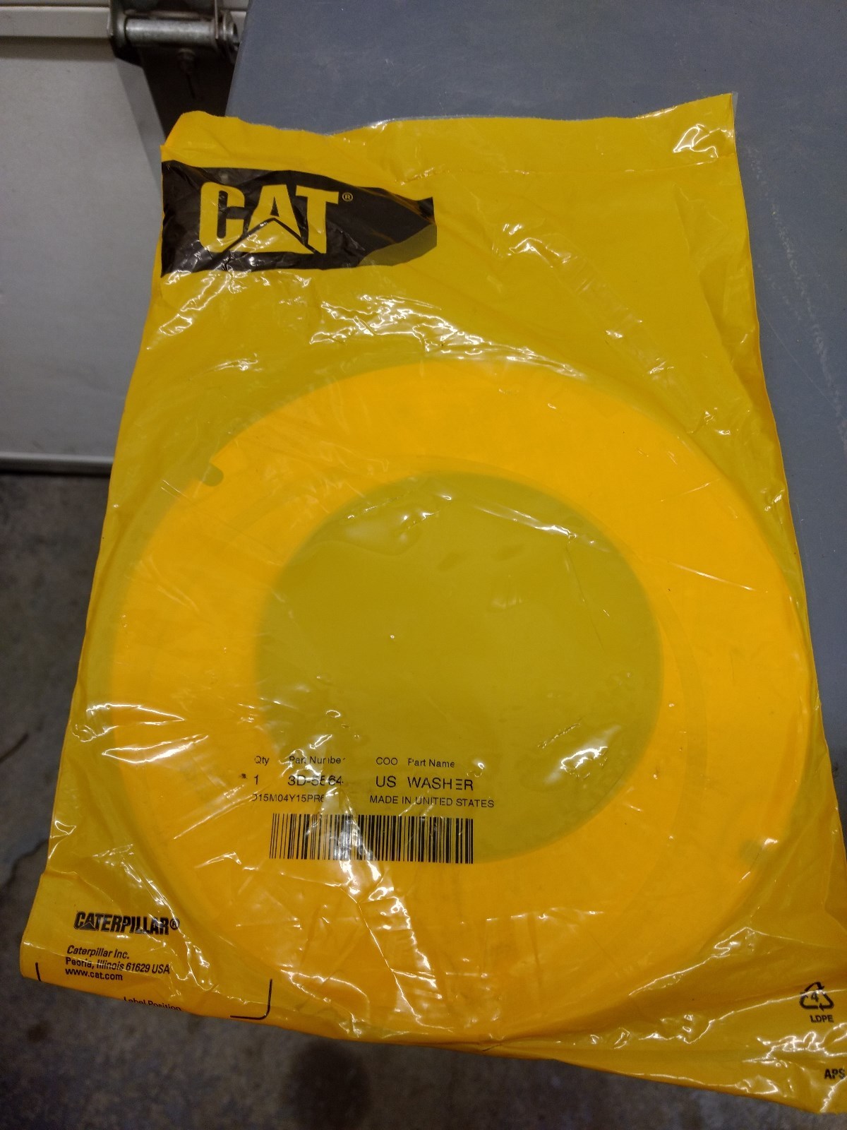 CATERPILLAR WASHER 3D5564 Cat 3D-5564 | eBay