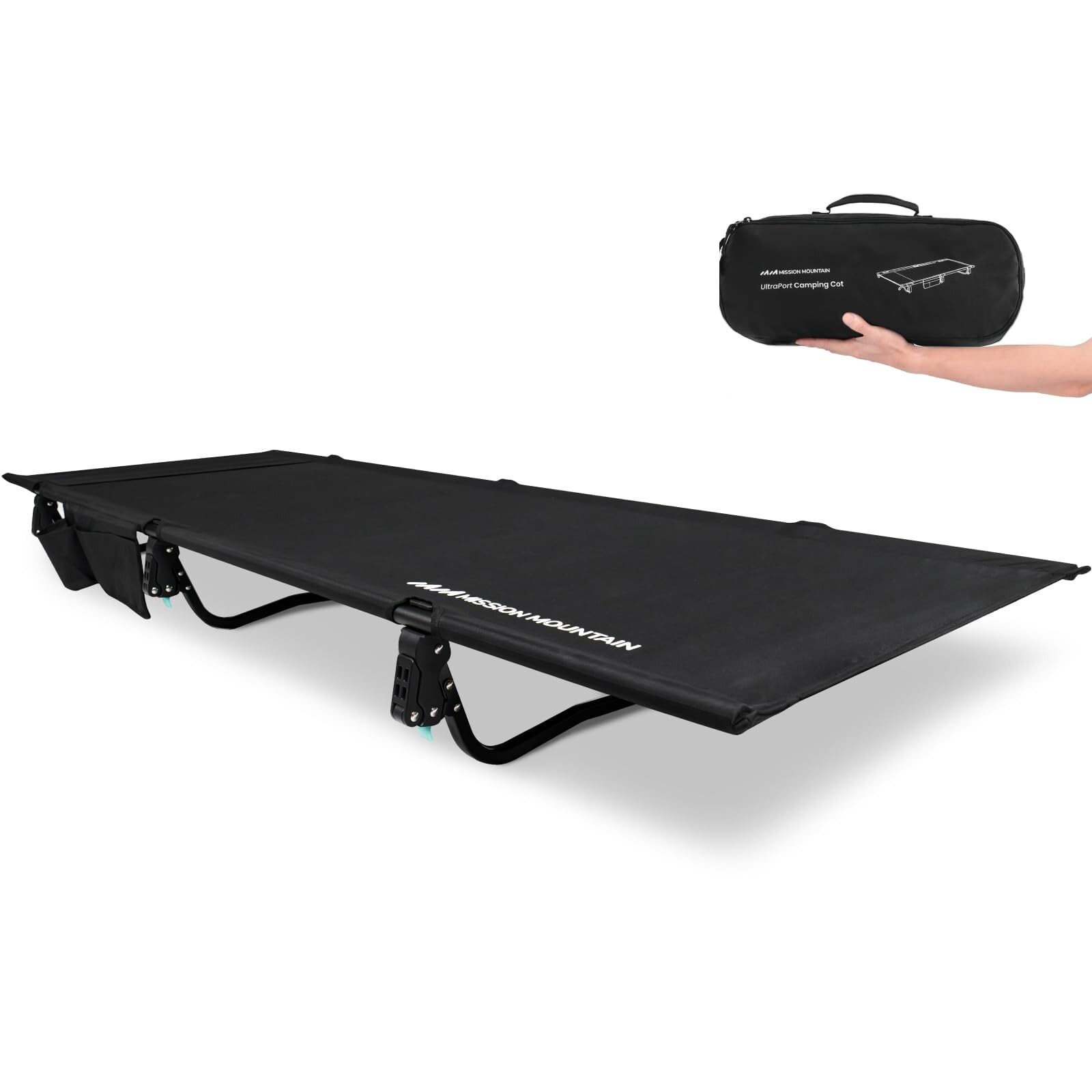 Portable Ultralight Backpacking Cot, Lightweight Camp Cot, Built-In ...