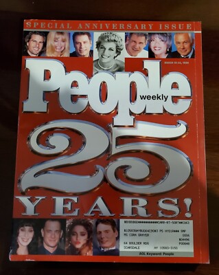 Collectible People Magazine Special Anniversary Issue 25 Years March 15 ...