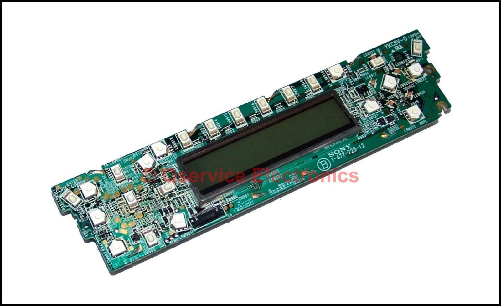 Sony 1-677-725-12 Dual Display Front Panel Board CDX-M600R Car Radio-CD ...