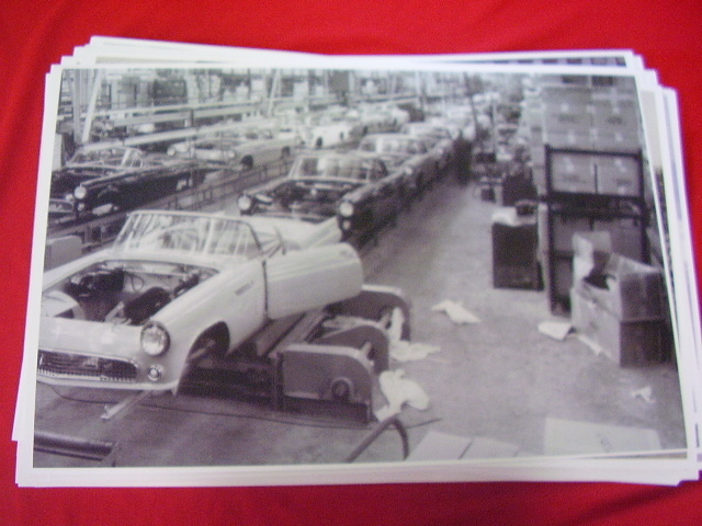 1956 FORD THUNDERBIRD ASSEMBLY LINE 11 X 17 PHOTO PICTURE | eBay