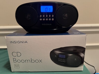 Insignia RADIO Portable Boombox Headphone NS-B4111 CD CD-RW Player AM ...