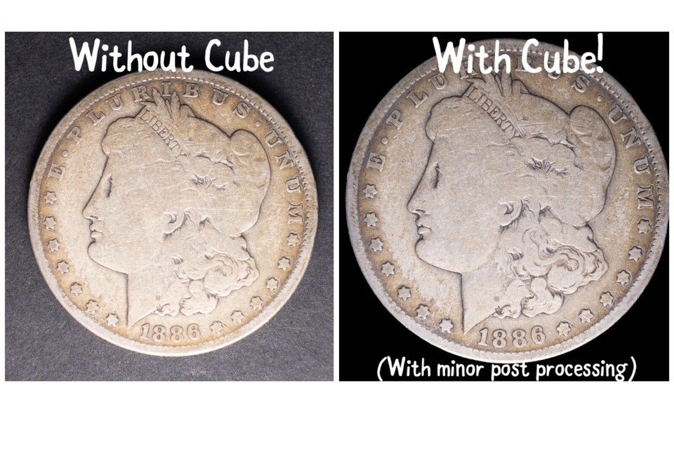 THE AXIAL / COAXIAL LIGHTING CUBE for COIN PHOTOGRAPHY - See ...