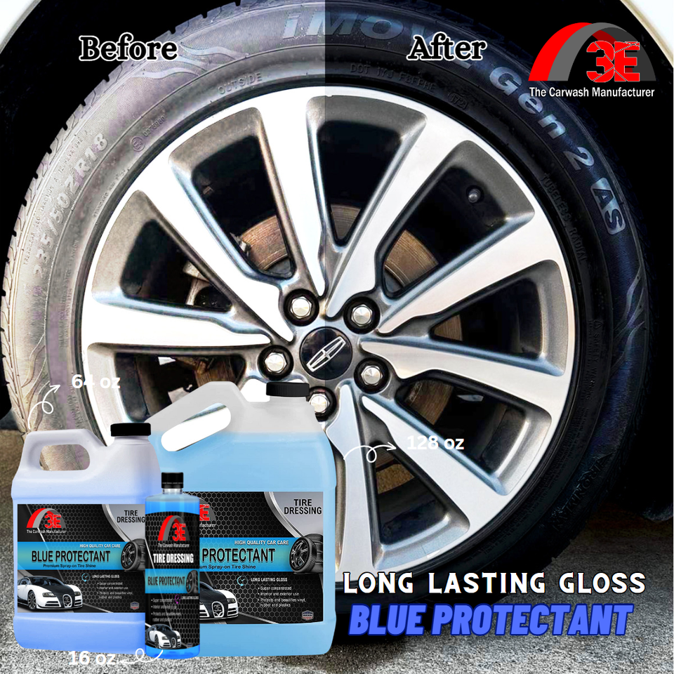 3E Magic Blue Extra High Shine Finish | Tire Shine High Gloss,Thick ...