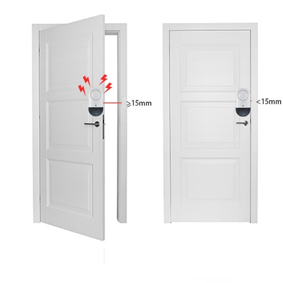 Wireless Door Magnetic Alarm Anti-theft Alarm Hotel Shop Security Alarm Tool | eBay