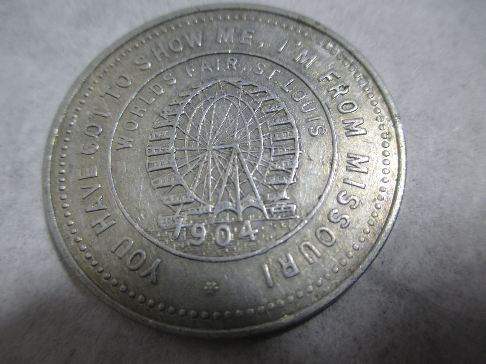 1904 Aluminum Brothel Token St Louis World's Fair Token | eBay
