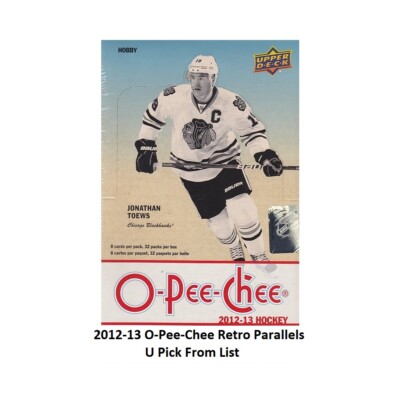 2012-13 O-PEE-CHEE HOCKEY RETRO PARALLEL - U PICK FROM LIST | eBay