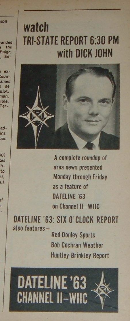 1963 PITTSBURGH TV GUIDE/RODEO CHAMPIONSHIPS/CAP'N JIM TED ECKMAN/DICK ...