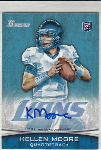 KELLEN MOORE 2012 Bowman Rookie Autograph #107 Lions | eBay