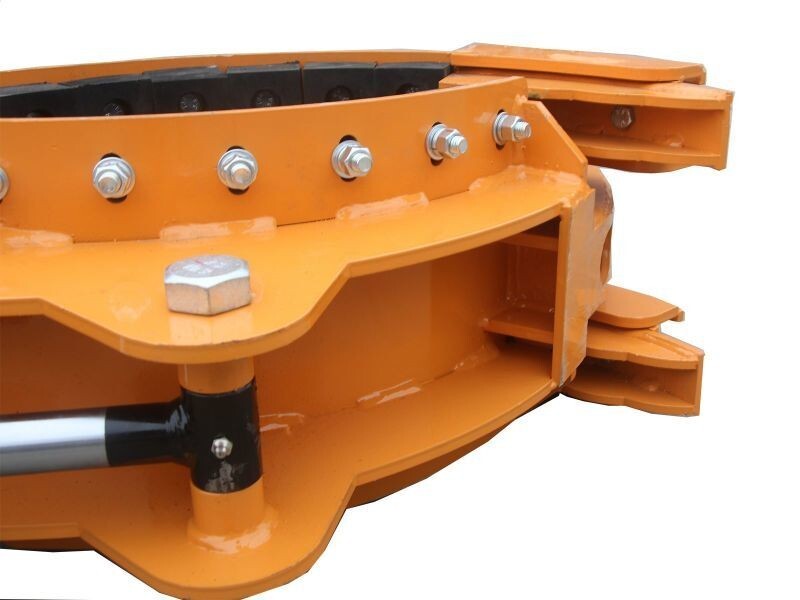 Skid Steer Rotating Grapple Three Finger Rock Grapple Attachment w/In ...