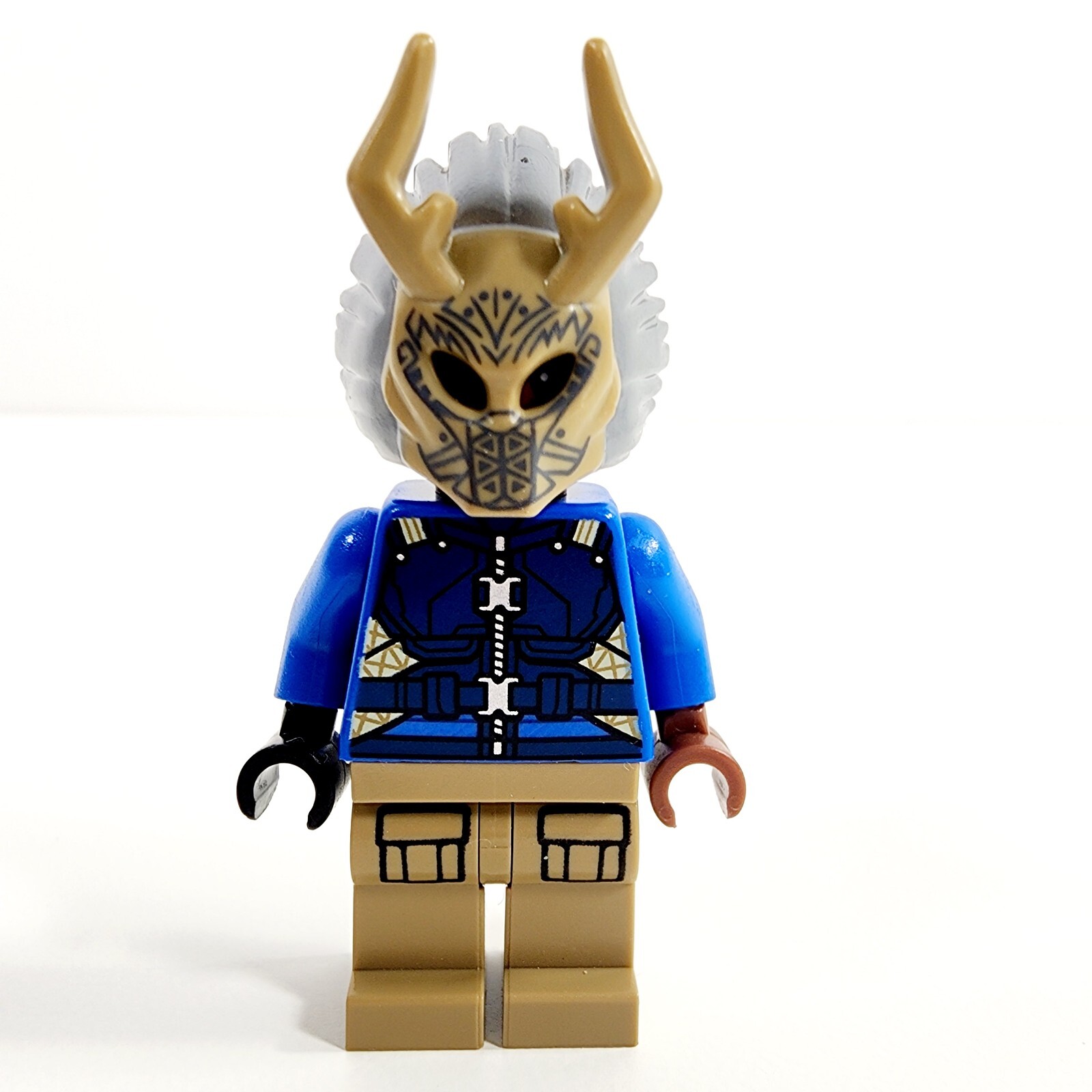 Lego Erik Killmonger Minifigure Marvel Super Heroes Black Panther 76100 ...