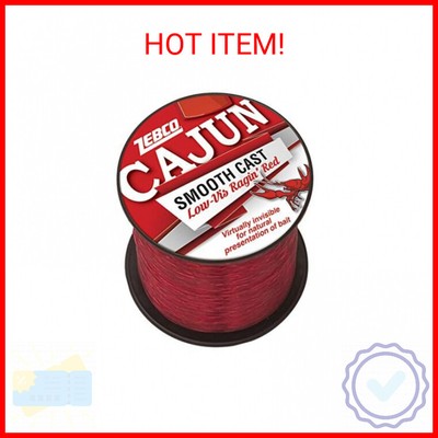 Zebco Cajun Line Smooth Cast Fishing Line, Low Vis Ragin' Red | eBay