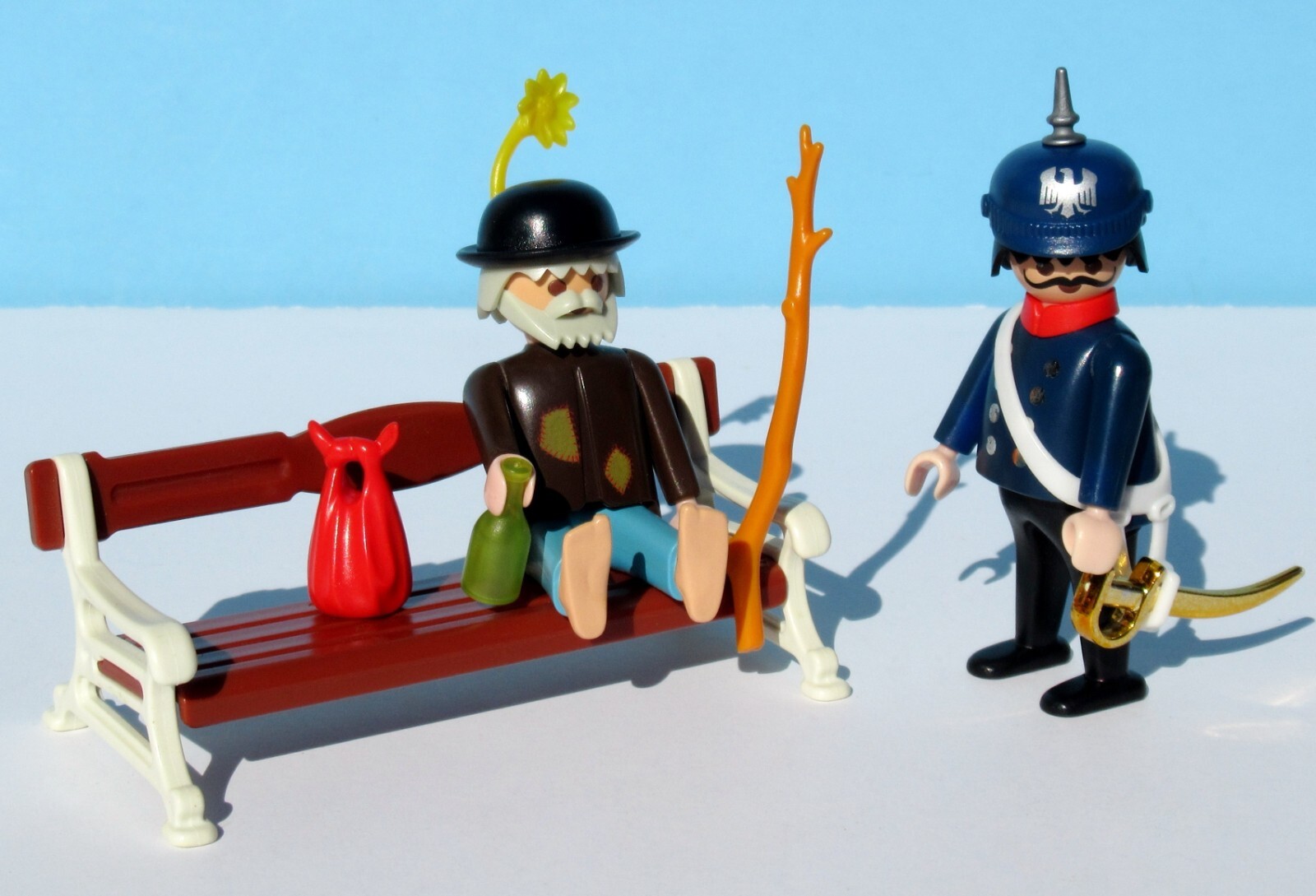 Vintage PLAYMOBIL 5504 Victorian Hobo Bench House Mansion for sale ...