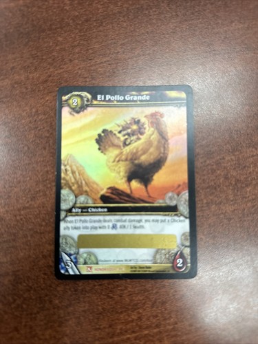 World Of Warcraft El Pollo Grande Bottino Inutilizzato L@@K Gallo ...