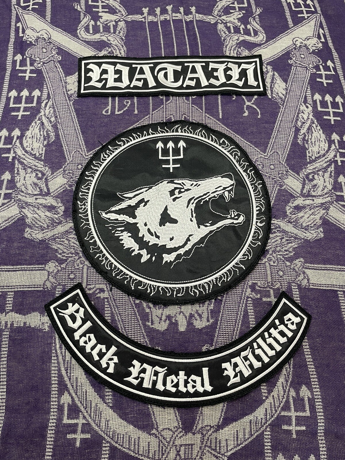 watain back patch Lot / Altar Cloth | eBay