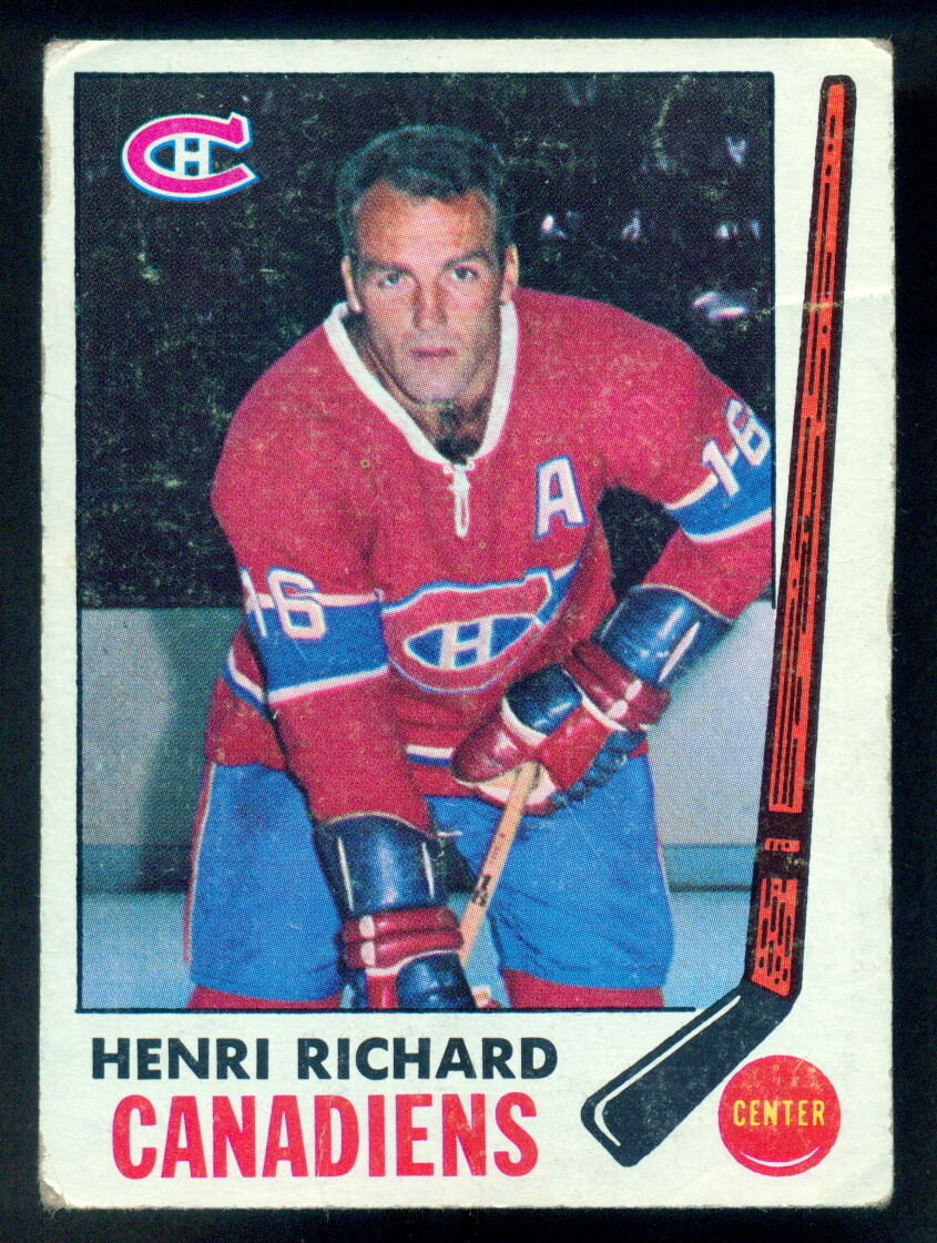 1969-70 TOPPS NHL Hockey #11 HENRI RICHARD VG-EX MONTREAL CANADIENS ...