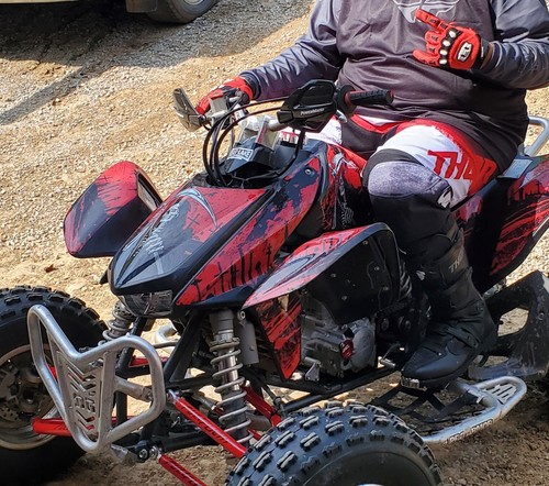 PowerMadd PowerX Handguards Black Hand Guards/mount Kit Honda TRX 400ex ...