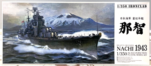 Aoshima 1/350 04425 Ironclad Series IJN Heavy Cruiser Nachi Complete ...