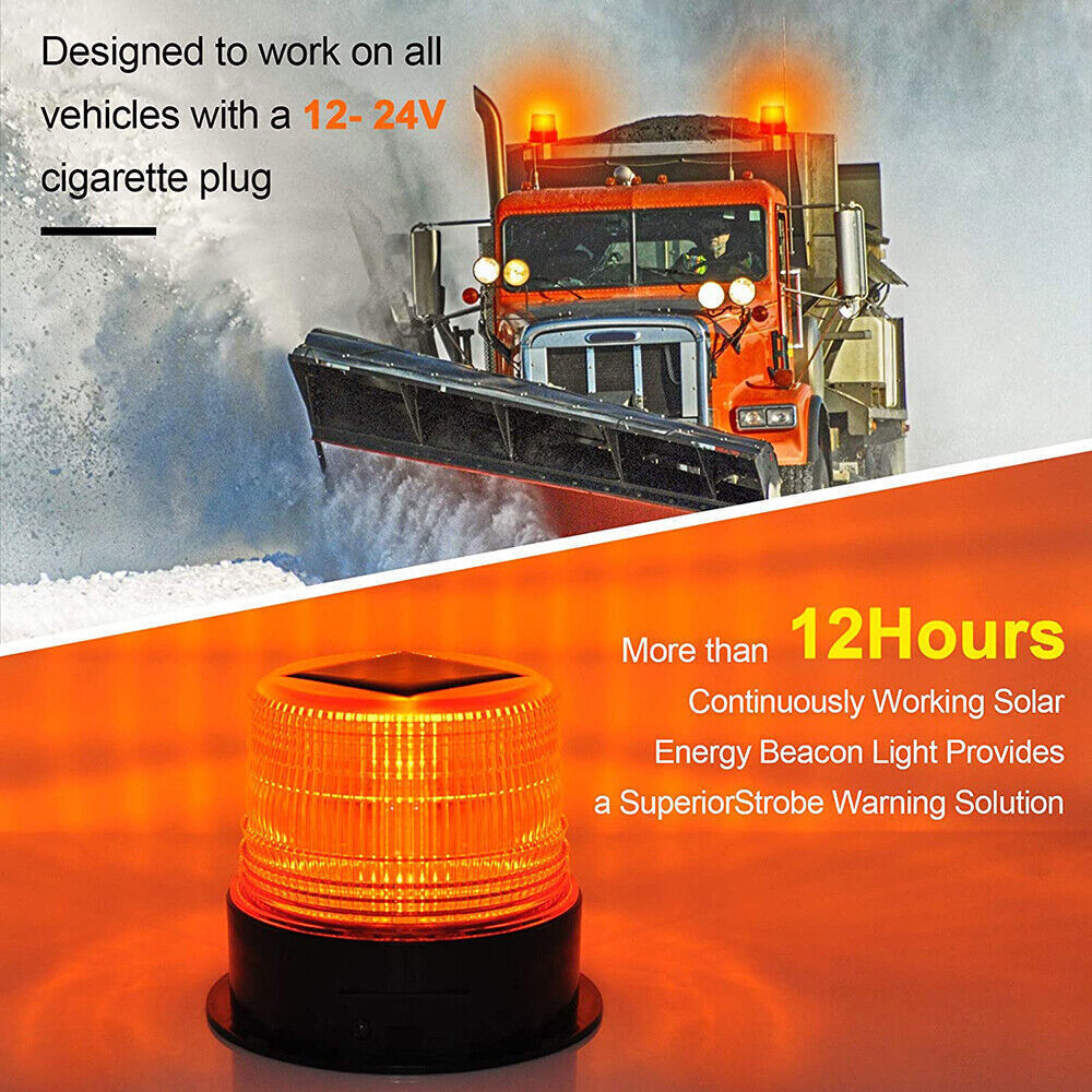 Solar Flashing Beacon Light Smart Solar Starburst Solar Powered Warm