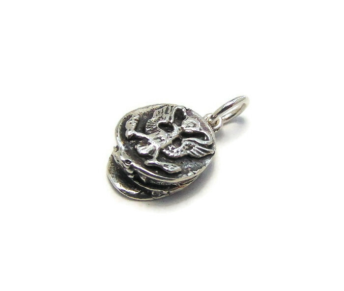 Police Cap Pendant .925 Sterling Silver!! | eBay